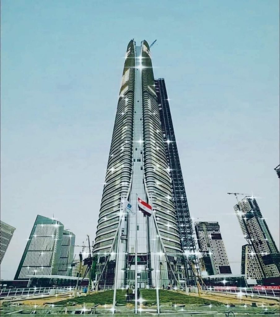 New capital - Towers Map